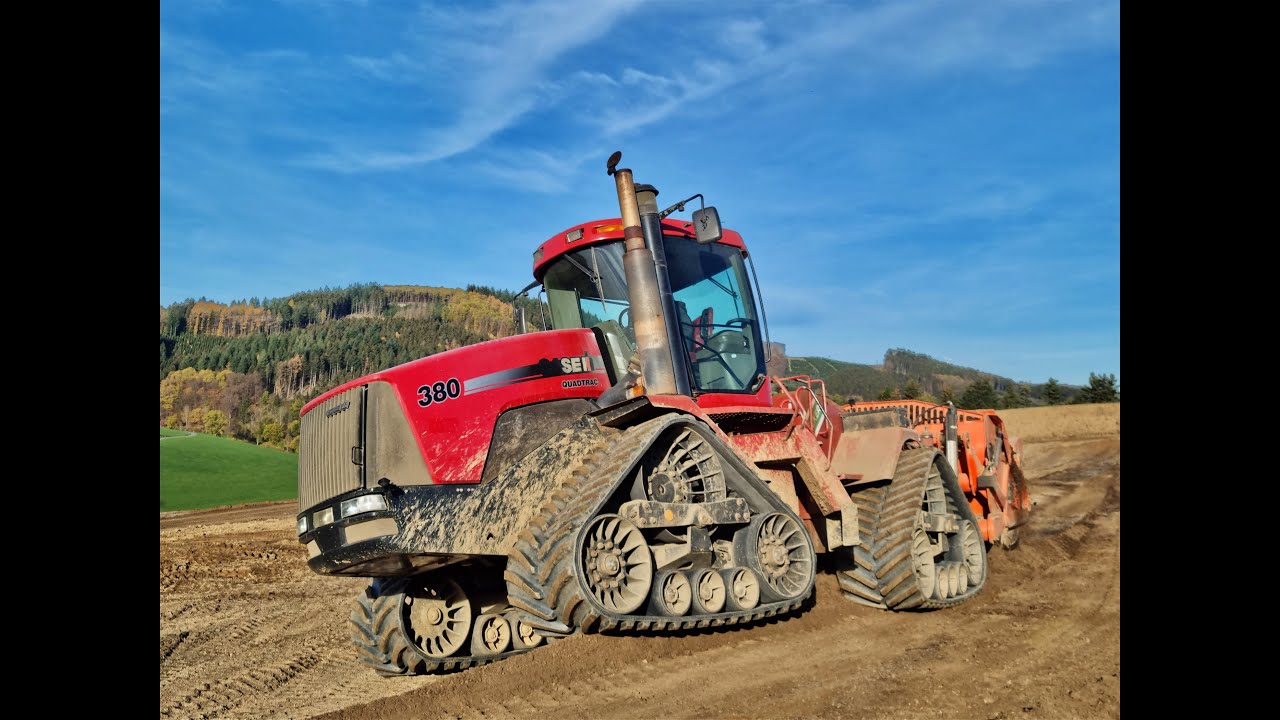 🌲*Sound* • CASE Quadtrac & Scraper TH61 • Erdbewegungen • Tiefbau ...