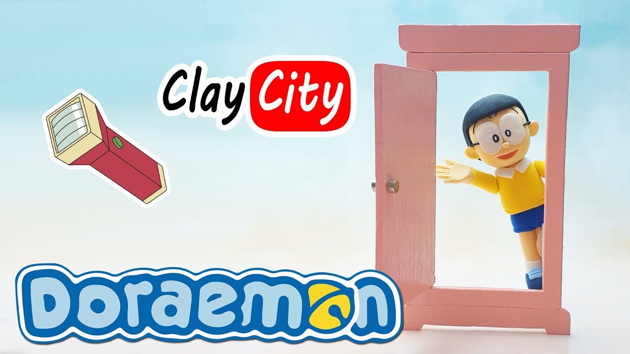 Doraemon: Nobita, Dokodemo Door, Big Light ┃Clay Tutorial┃ - YouTube