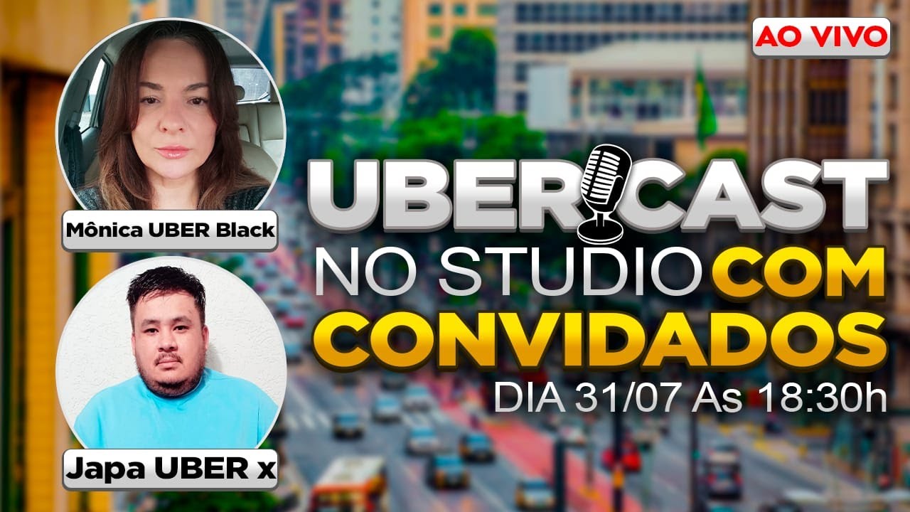 🔴 EP.#03 UBER CAST NO STUDIO, Uber Black vale a pena ? Carro alugado ...