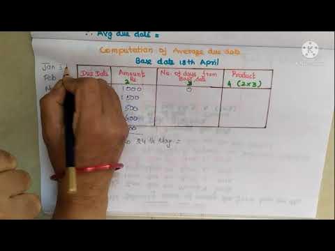 Average due date/ ill. 1/healthy Education/how to prepare average due date in tamil - YouTube