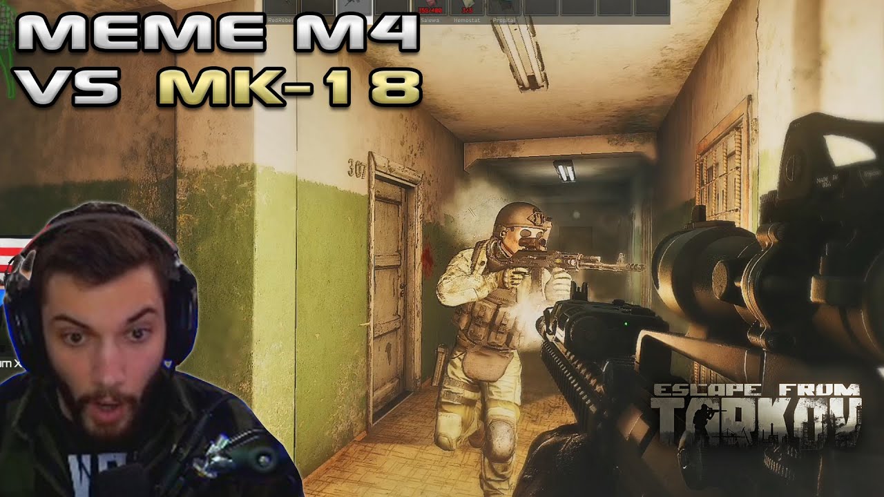I fought A MK18 With A Meme M4 - Full Raid - Escape From Tarkov - YouTube