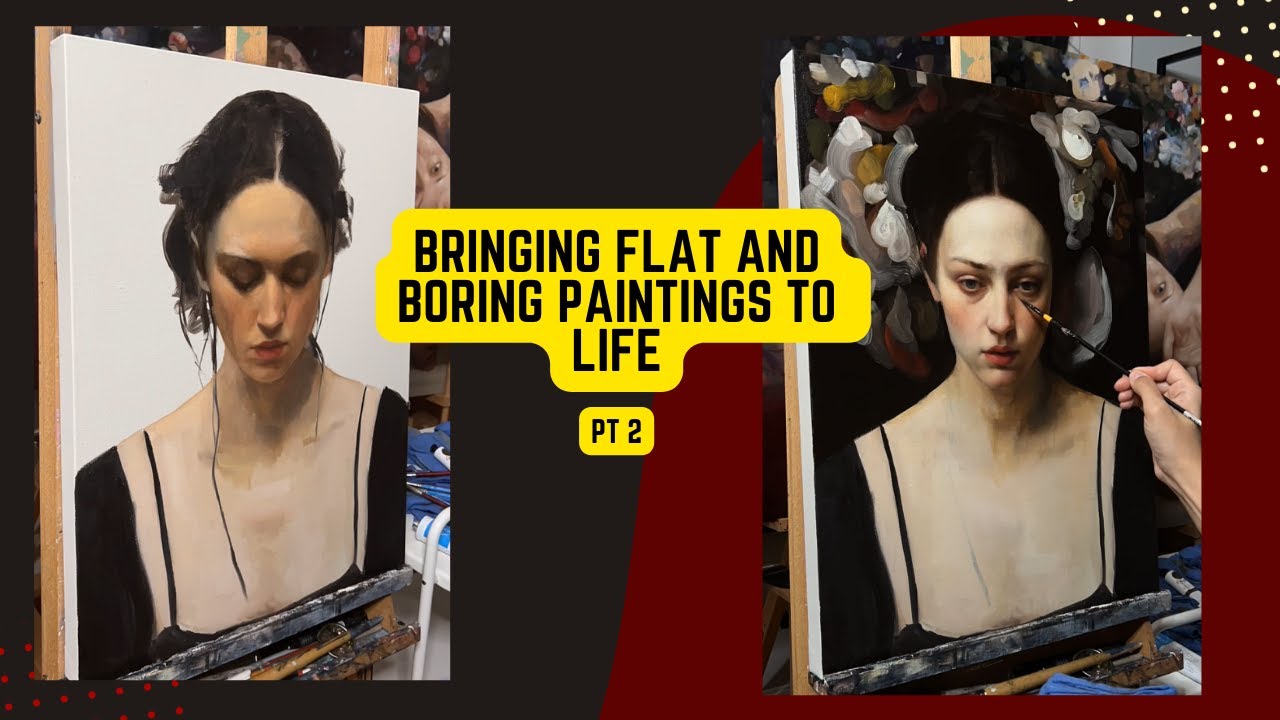 Bringing Flat and Boring Paintings to Life - Part 2 - YouTube