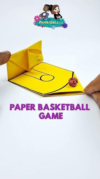 How to play basketball anywhere! ☀️🏀 #shorts #basketball #papertoy # ...