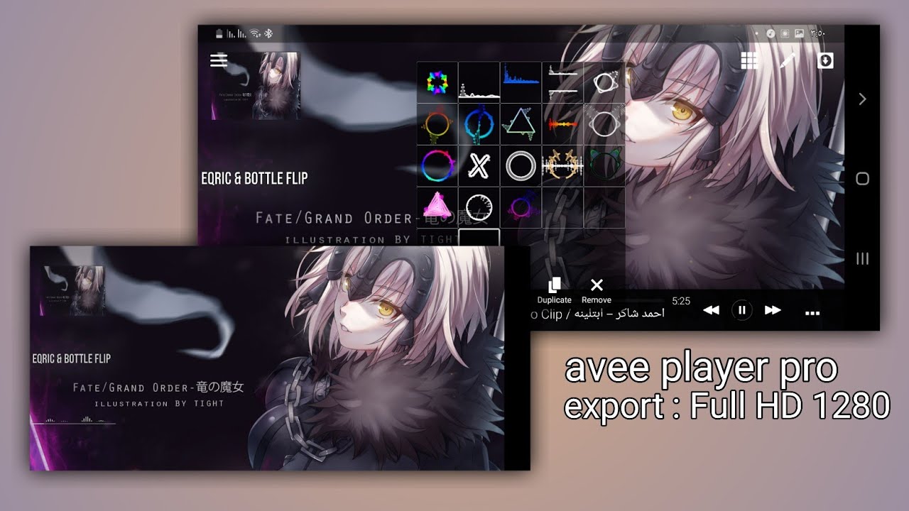 avee player pro v86 برنامج صناعة الموجات الصوتية 1280HD مهكر - YouTube