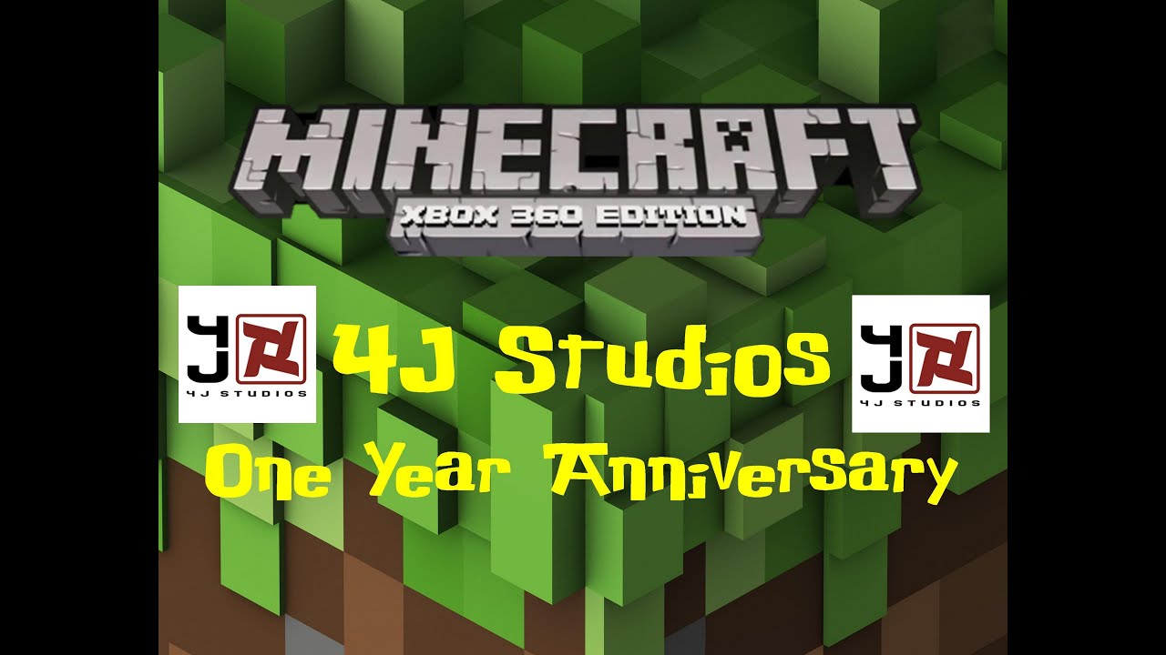 Minecraft Xbox 360 4J Studios 1 Year Anniversary FlashBack - YouTube