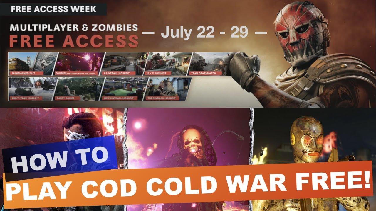 How to play COD Cold War & Zombies for FREE! July 22-29 - YouTube