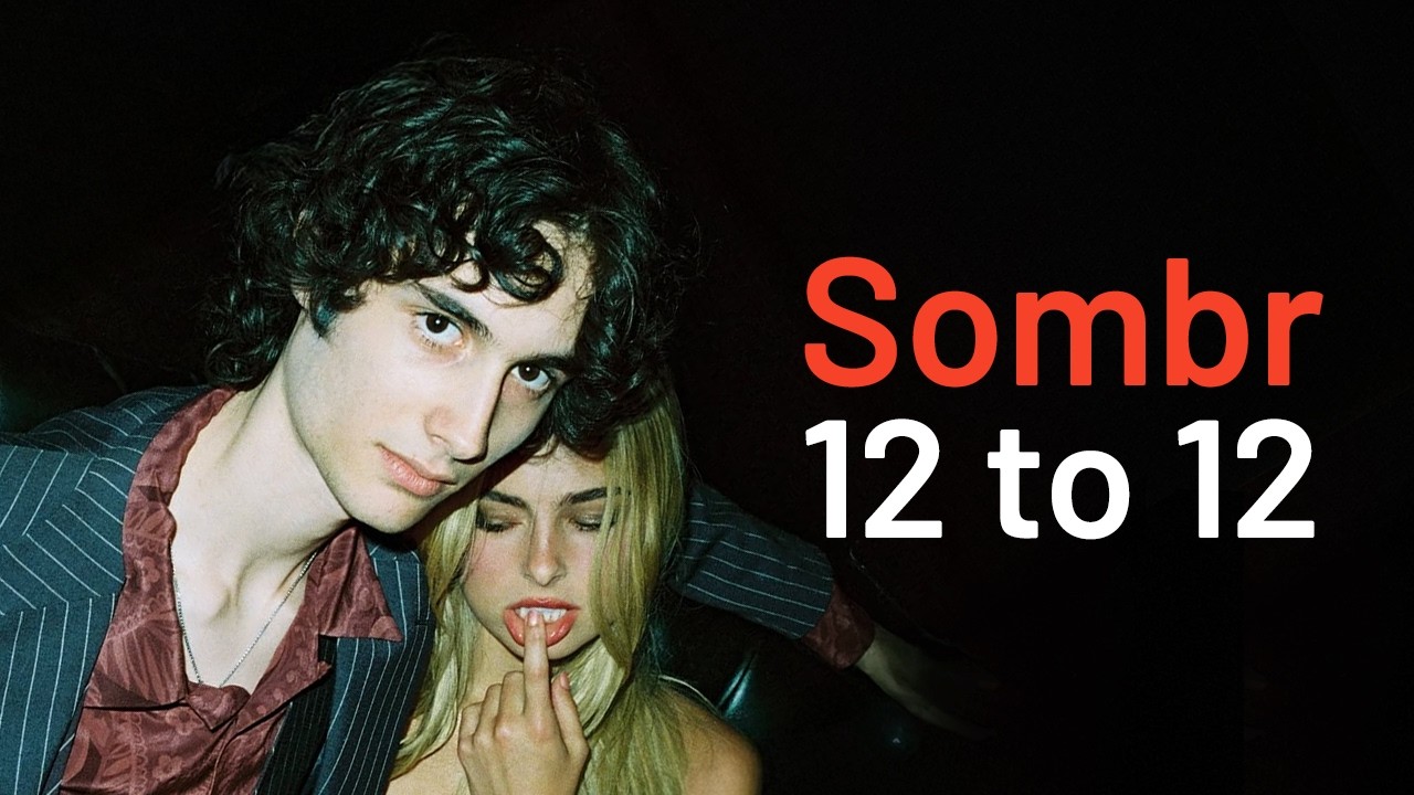 sombr - 12 to 12 (lyric music video) - YouTube