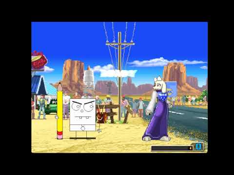 Mugen Doodlebob (Me) Vs Toriel