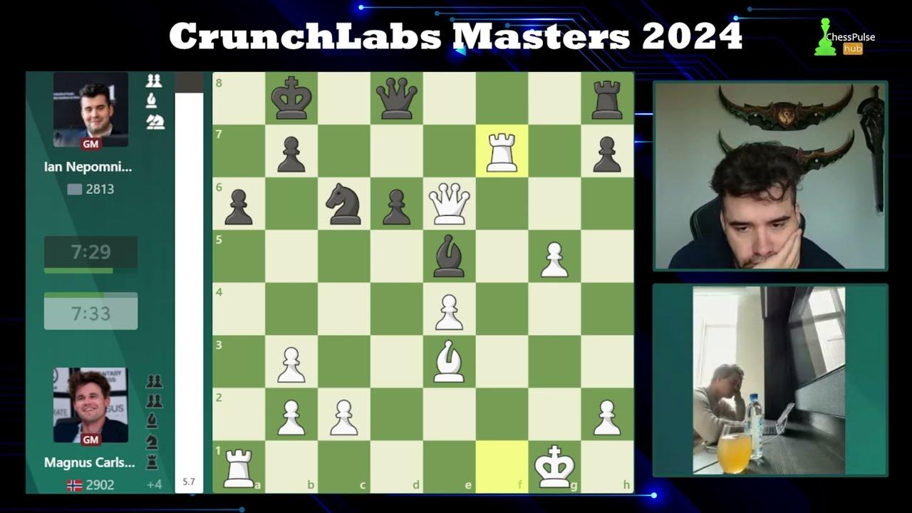 Almighty Magnus Carlsen vs Ian Nepomniachtchi | CrunchLabs Masters 2024 - YouTube