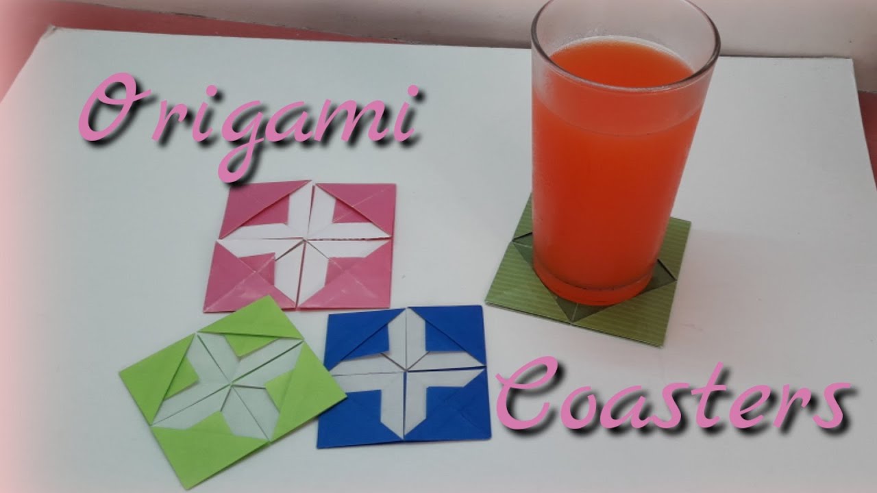 Origami Coasters / Rekindle With Colors - YouTube