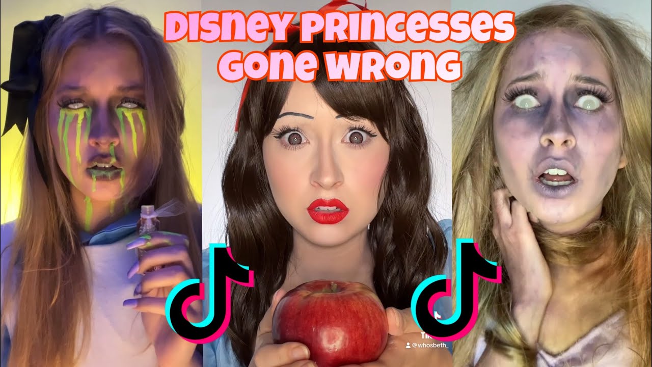 TikTok Compilation: Disney Princesses Gone Wrong ! - YouTube