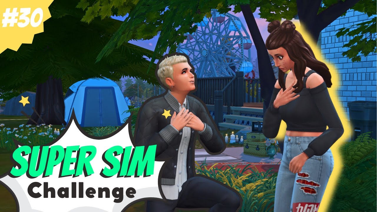A grand meal and a GRAND gesture!💍 | Sims 4 Super Sim Challenge (part ...