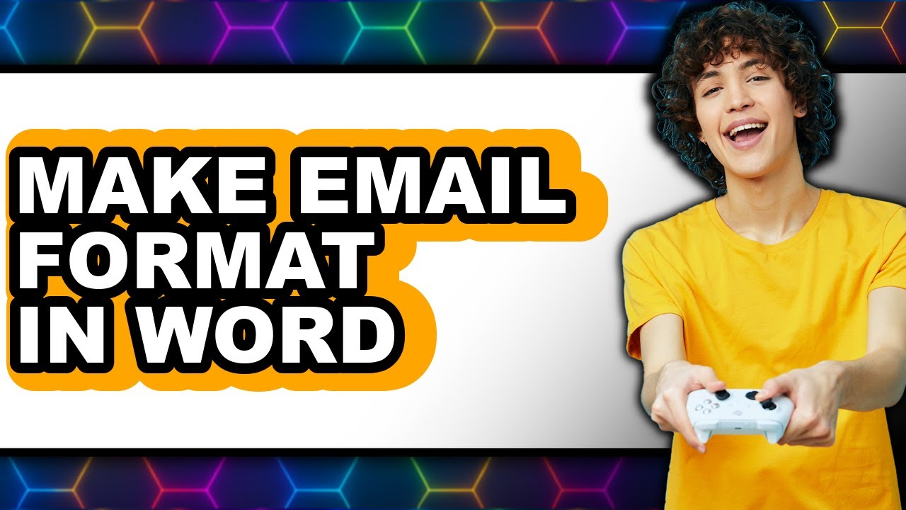 How to Make Email Format in Word (Updated 2025) - YouTube