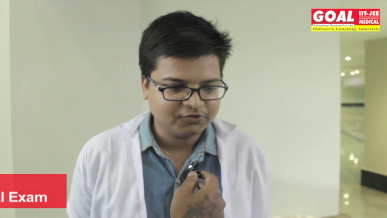 Jharkhand Medical Exam Topper Anish Kumar, Student, Goal Institute ...