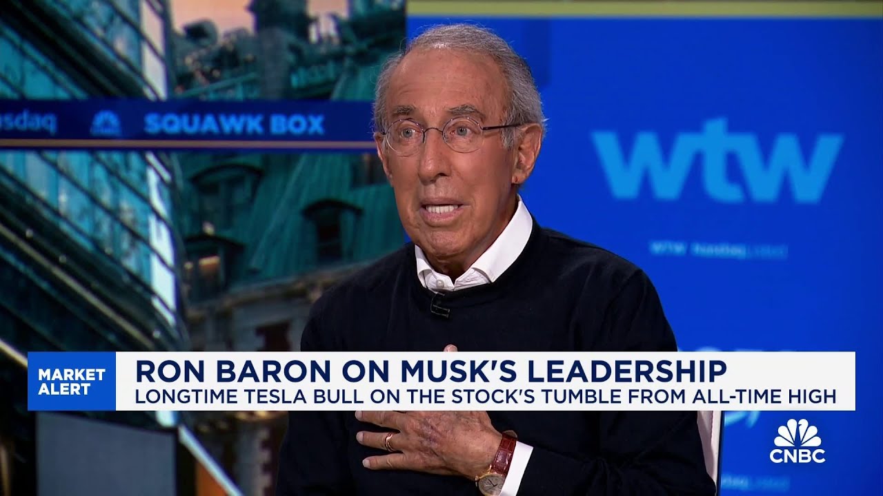 Ron Baron on Elon Musk: I'd hope that he would be a little less visible ...