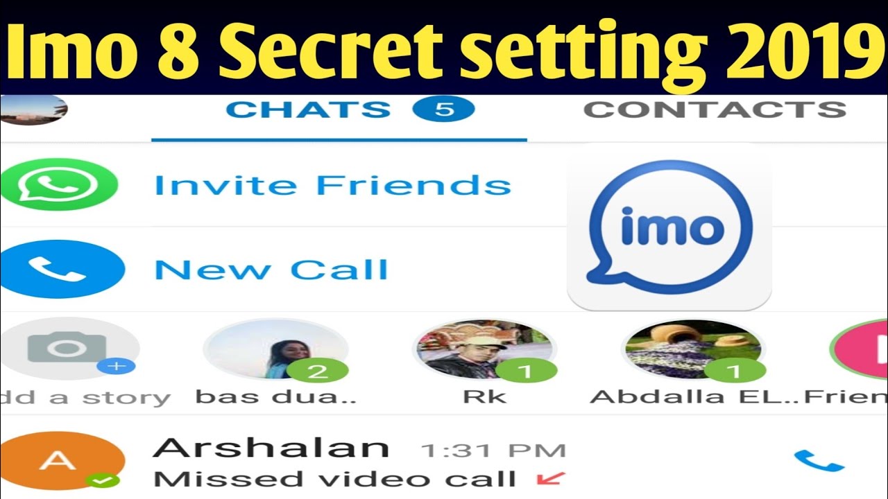 Top 8 secret setting imo, imo new secret trick 2019 - YouTube