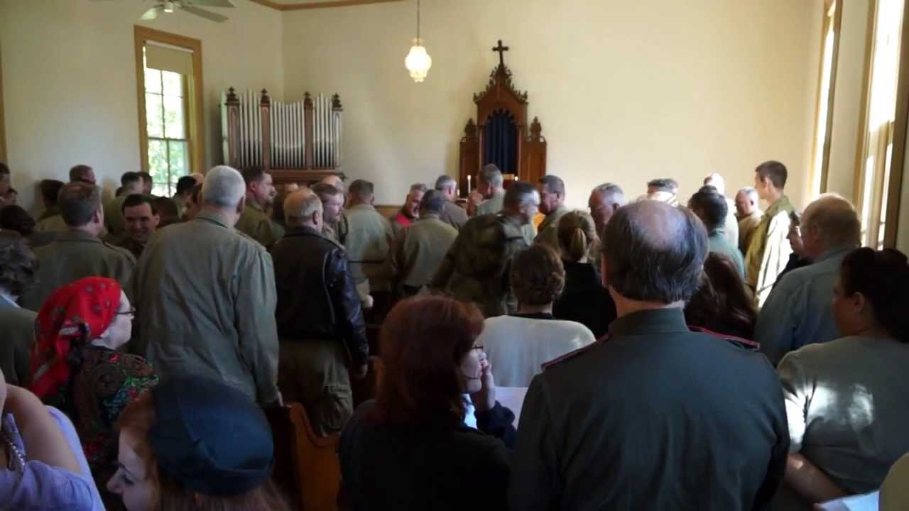 WW2 D-Day Church Service - England - France 1944 - YouTube