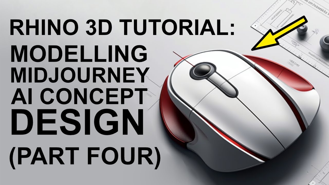 Rhino 3D Demo: Modelling a Midjourney AI-generated Concept Design (Part 4) - YouTube