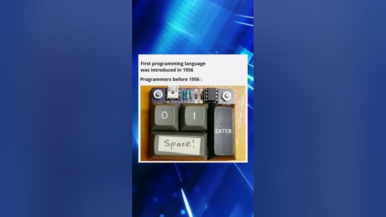 joke about the first programming languages #soft #software #code #it #technology - YouTube