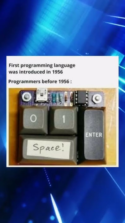 joke about the first programming languages #soft #software #code #it #technology - YouTube