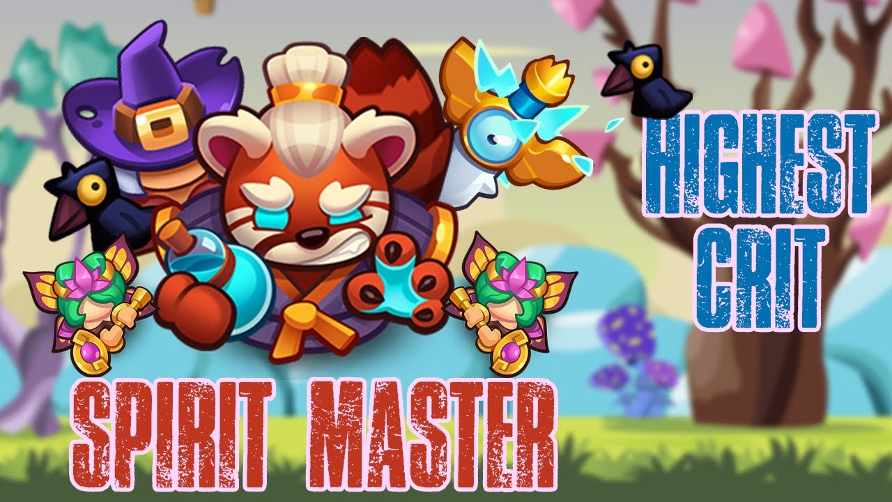 ONESHOT - 100 Million damage crits with SPIRIT MASTER | Rush Royale ...