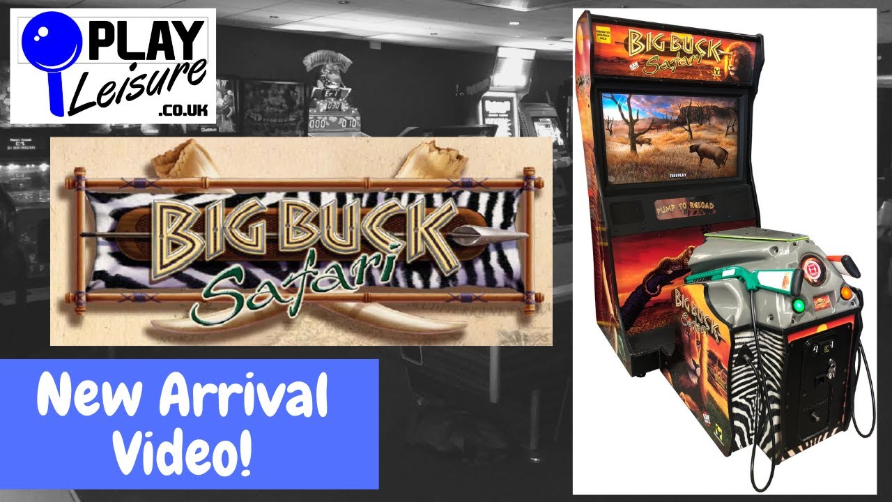 Let's go on a Safari... It's the Big Buck Hunter Safari Arcade Machine ...