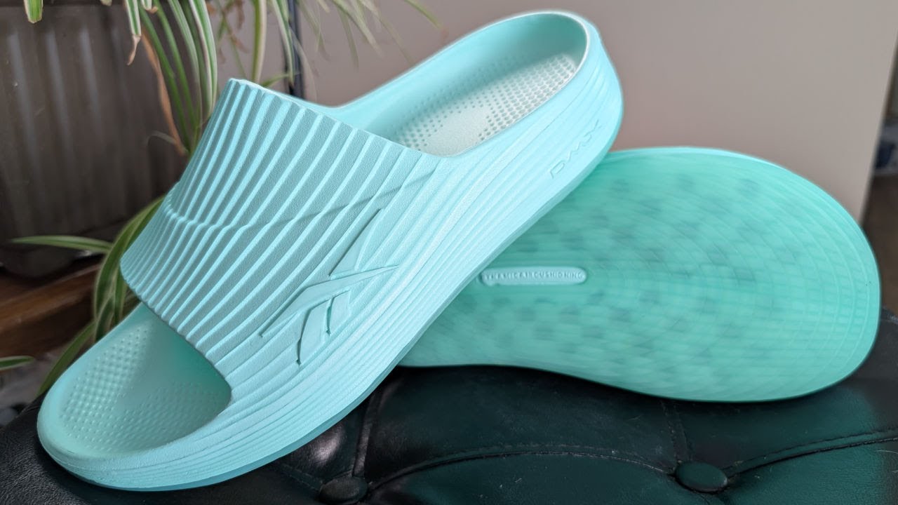 Reebok DMX Recovery Slide - Unboxing Sizing Comfort - YouTube