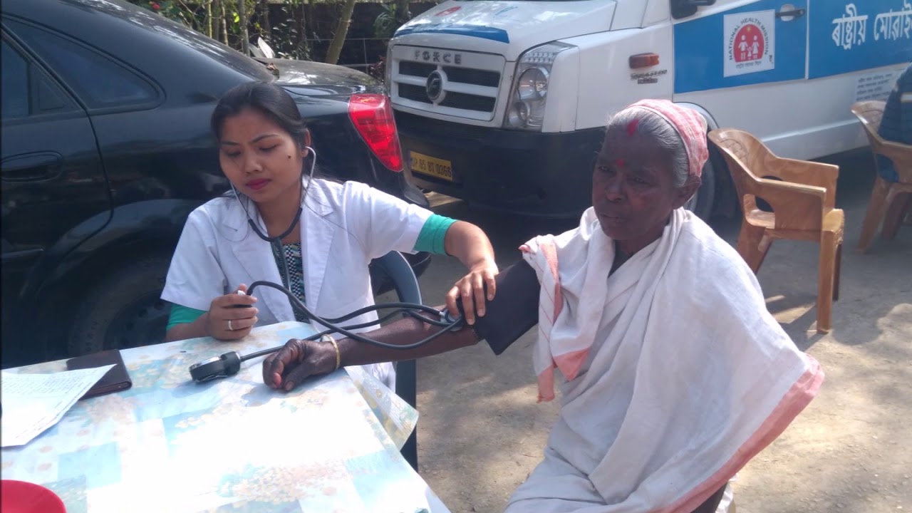 Health camp for villagers and elderly people of old age home in Lakai ...