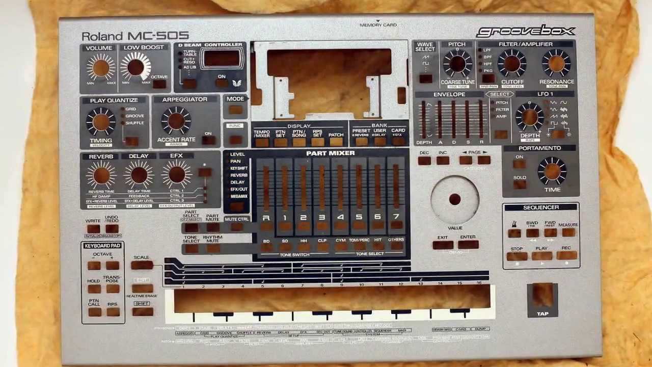 ROLAND MC-505 repair. LCD and potentiometers replacement with LOW COST ...