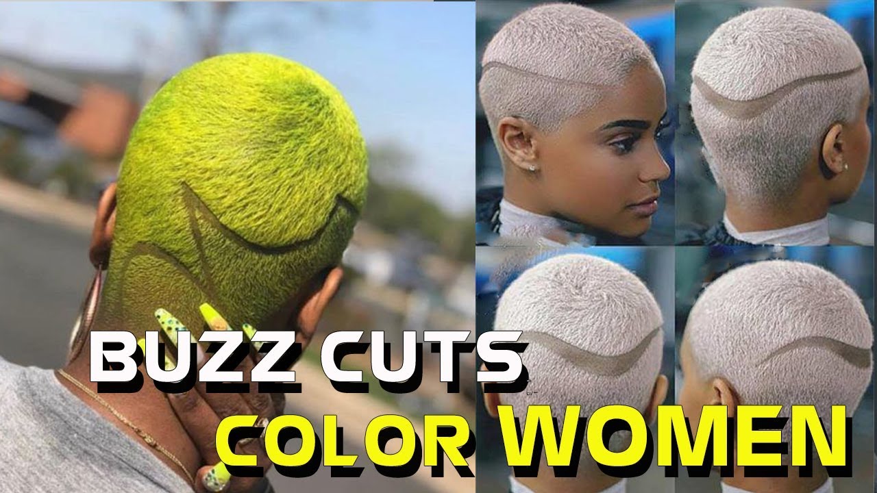 COLOR BUZZ CUT for Women | Beautiful Channel - YouTube