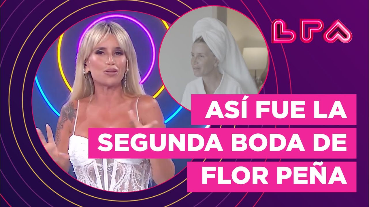 ¡ASÍ FUE LA BODA DE FLOR PEÑA! - YouTube