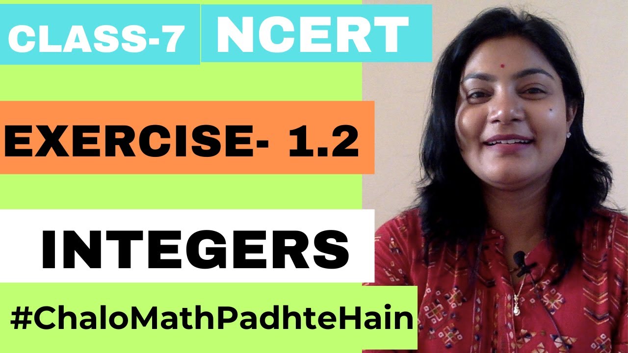 MATHEMATICS CLASS 7 NCERT INTEGERS EXERCISE 1 2 YouTube mathematics-class-7-ncert-integers-exercise-1-2-youtube