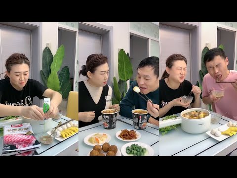 Trending 🔥 Funny Husband Wife Yummy Food Eating Challenge||Prank 🤫 🤣 ||Comedy 🤣🤣