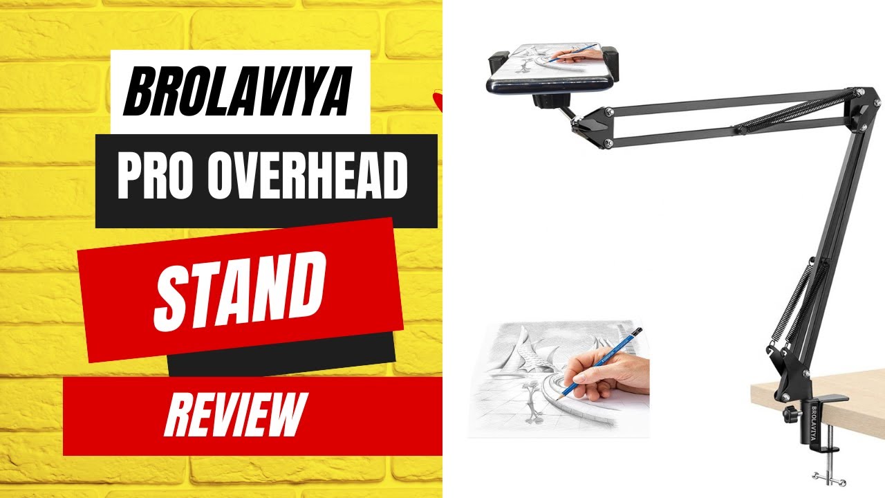 BROLAVIYA Overhead Video Stand Phone and Tablet Holder Review (2023 ...