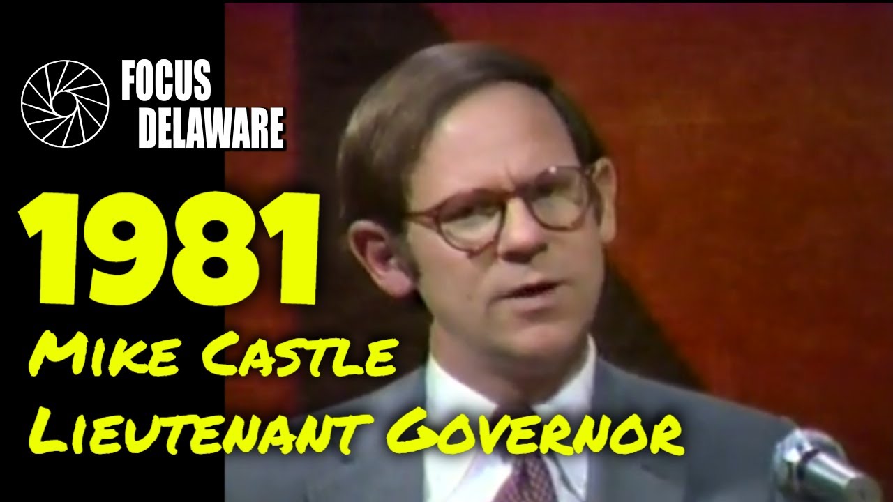 Mike Castle, Lieutenant Governor of Delaware - 12/17/1981 - YouTube