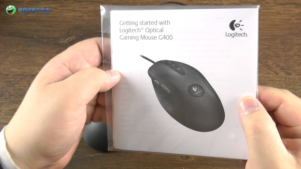 Распаковка Logitech Optical Gaming Mouse G400 - YouTube