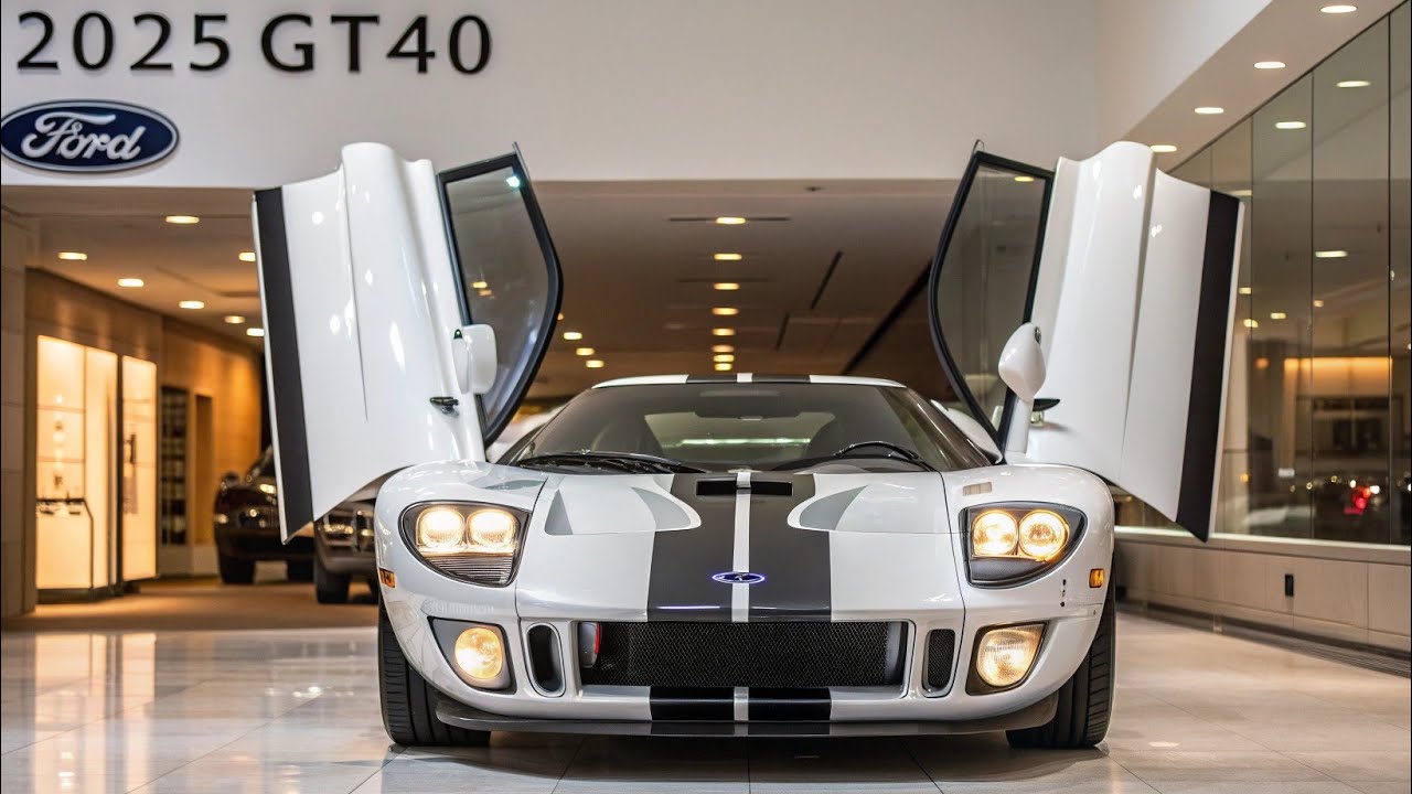 "2025 Ford GT40 First Look – Top Speed, Features & Race Mode Demo ...