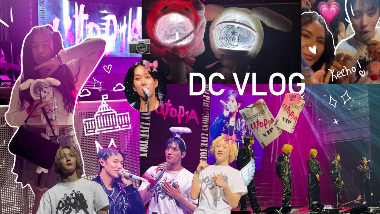 P1harmony in DC | Utopia tour vlog! P1ece diary Ep #11 - YouTube