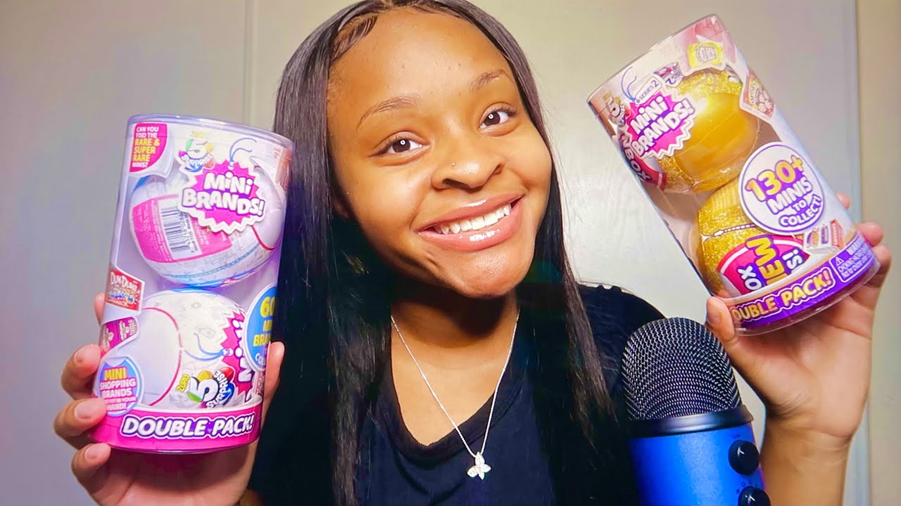 ASMR Unboxing Mini Brands Pt. 4 - YouTube