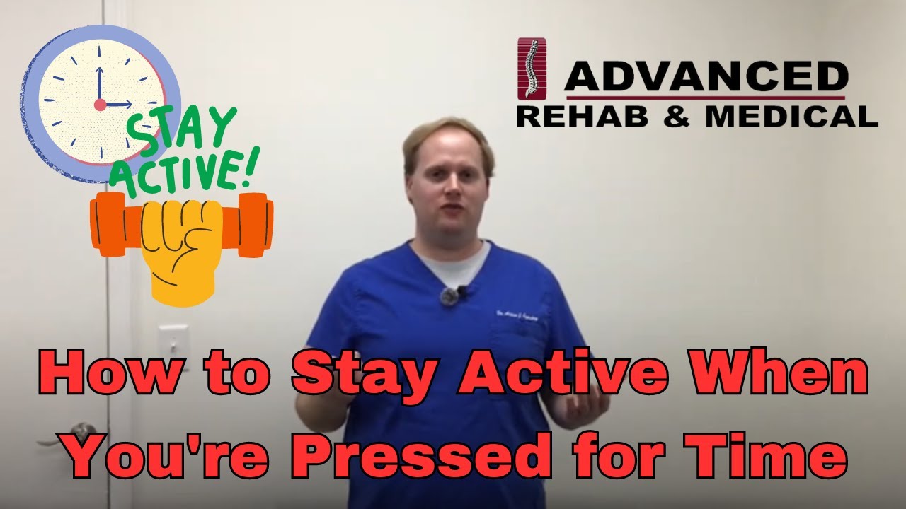 How to Stay Active When You're Pressed for Time 🕒🚶‍♀️ - YouTube