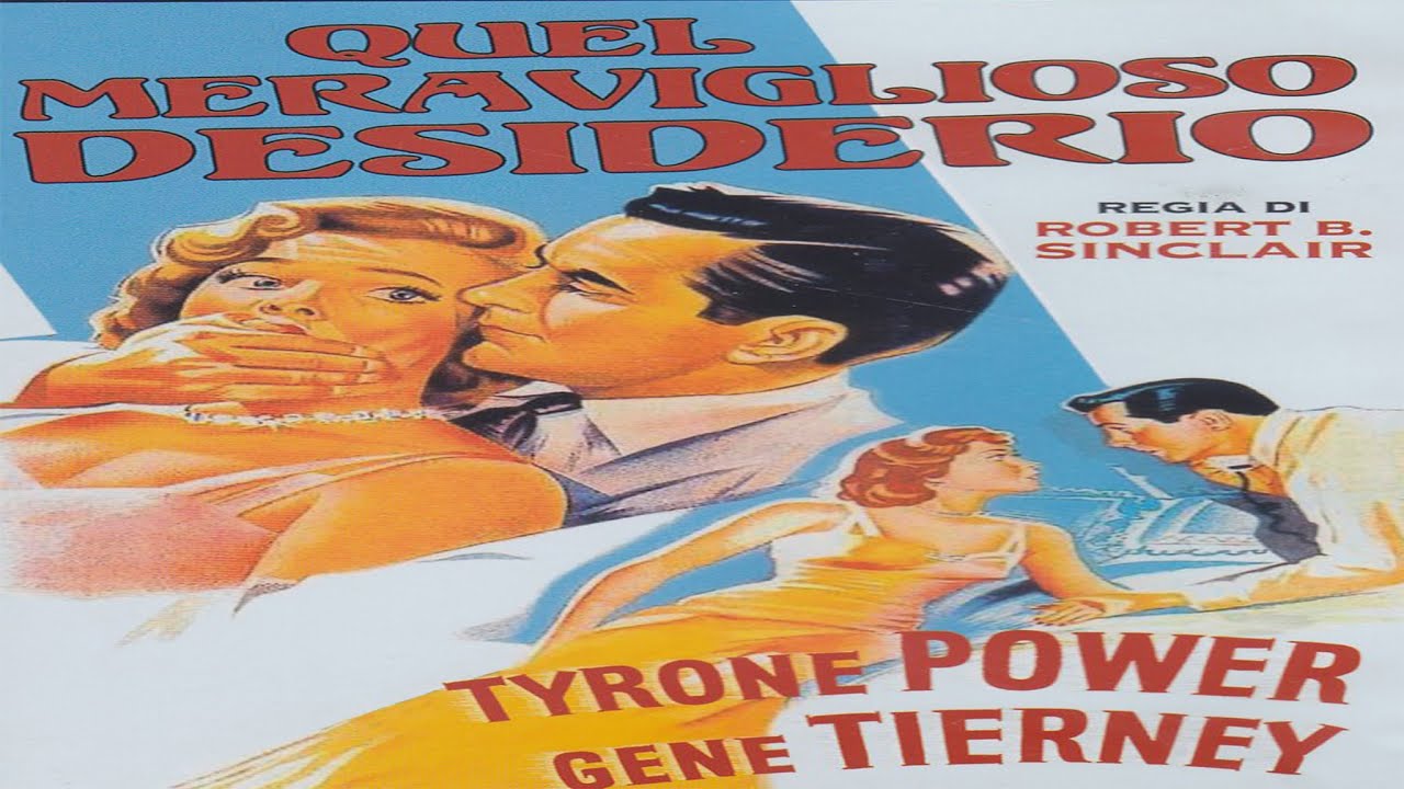 Quel meraviglioso desiderio (1948) Commedia con Tyrone Power, Gene ...