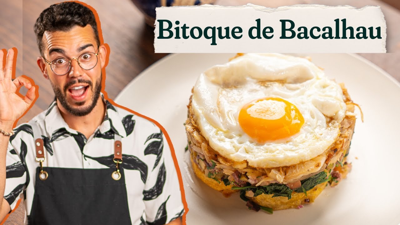 Bitoque de Bacalhau! Novo prato dos Portugueses. - YouTube