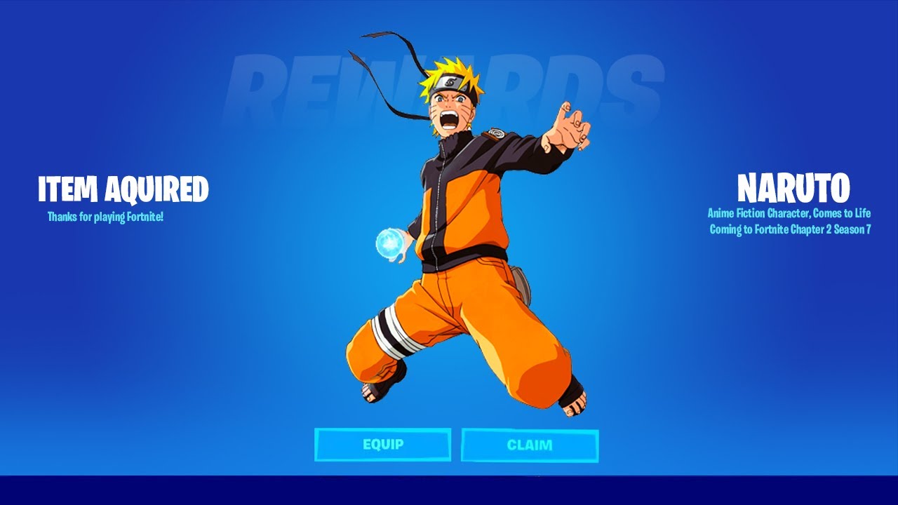 NARUTO SKIN RELEASE DATE in Fortnite Item Shop! (Fortnite Naruto Skin ...