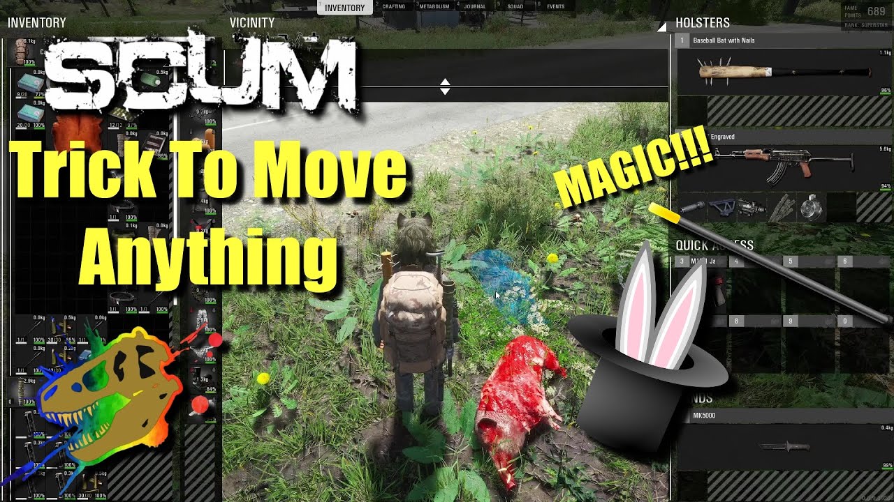 SCUM 0.6 Inventory Trick: Move (almost) ANYTHING! - YouTube