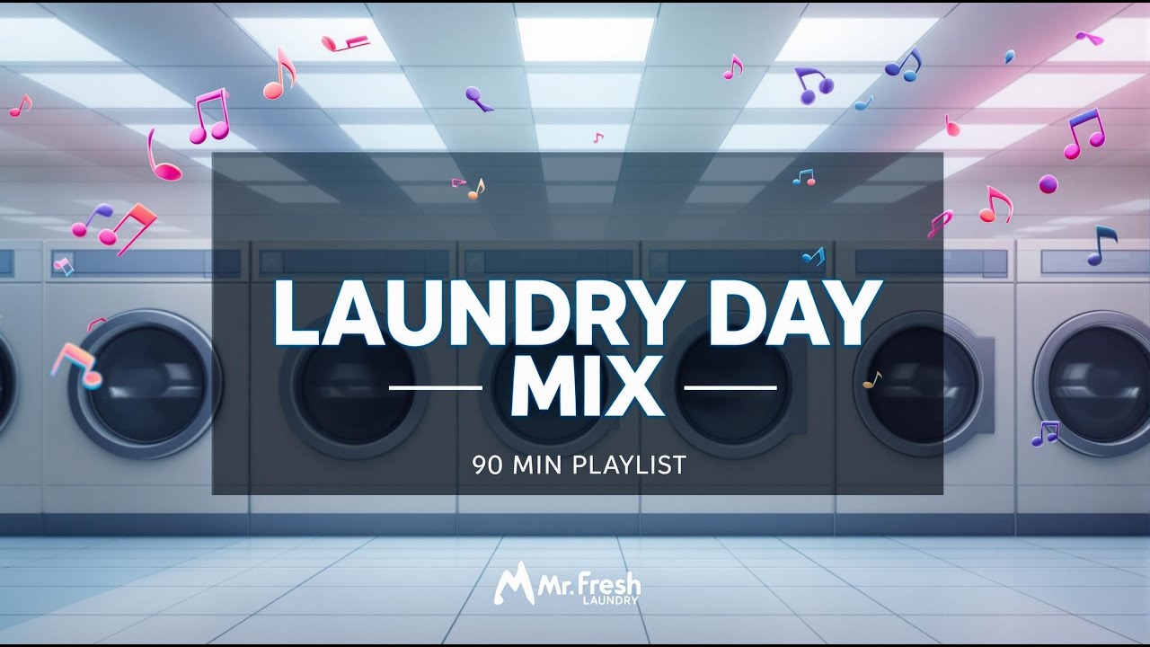 Ultimate Laundry Day Playlist (90 Min) | Fresh & Clean Vibes | Mr Fresh ...
