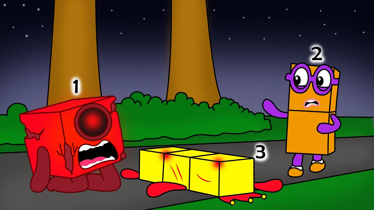 Numberblocks 1 turns into a scary monster - Numberblocks Fanmade ...