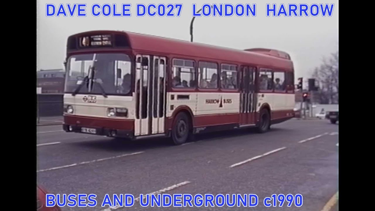 DC027 LONDON HARROW BUS AND TUBE BY DAVE COLE c1990 - YouTube