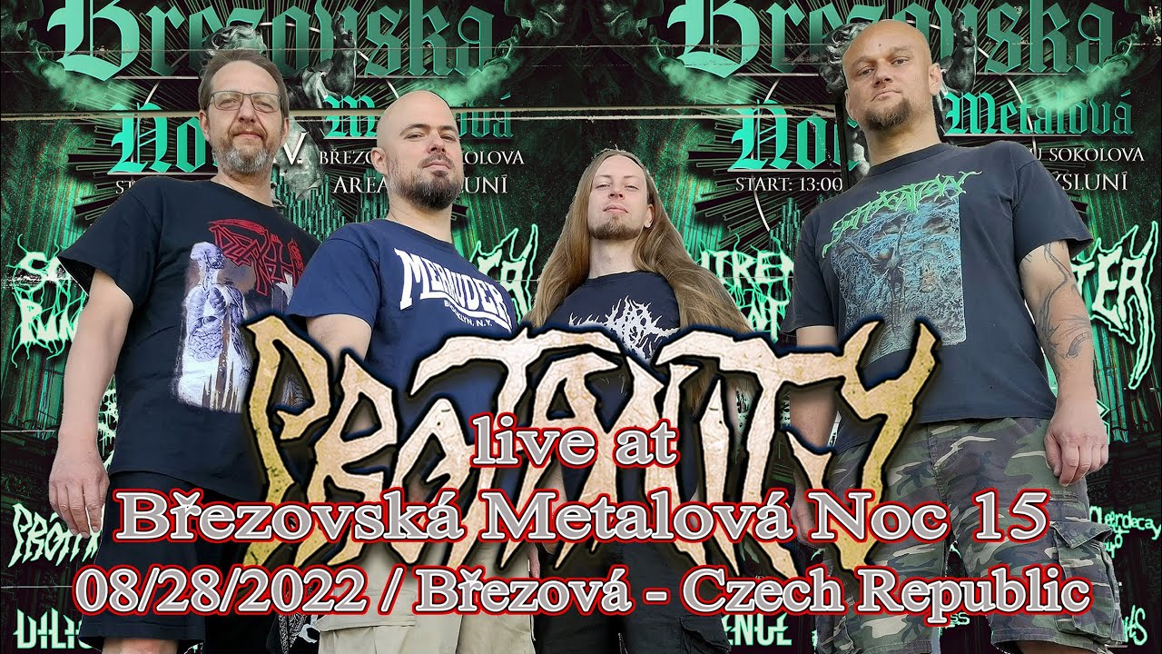 Profanity live at Březovská Metalová Noc 15 - 08/28/2022 / Březová ...