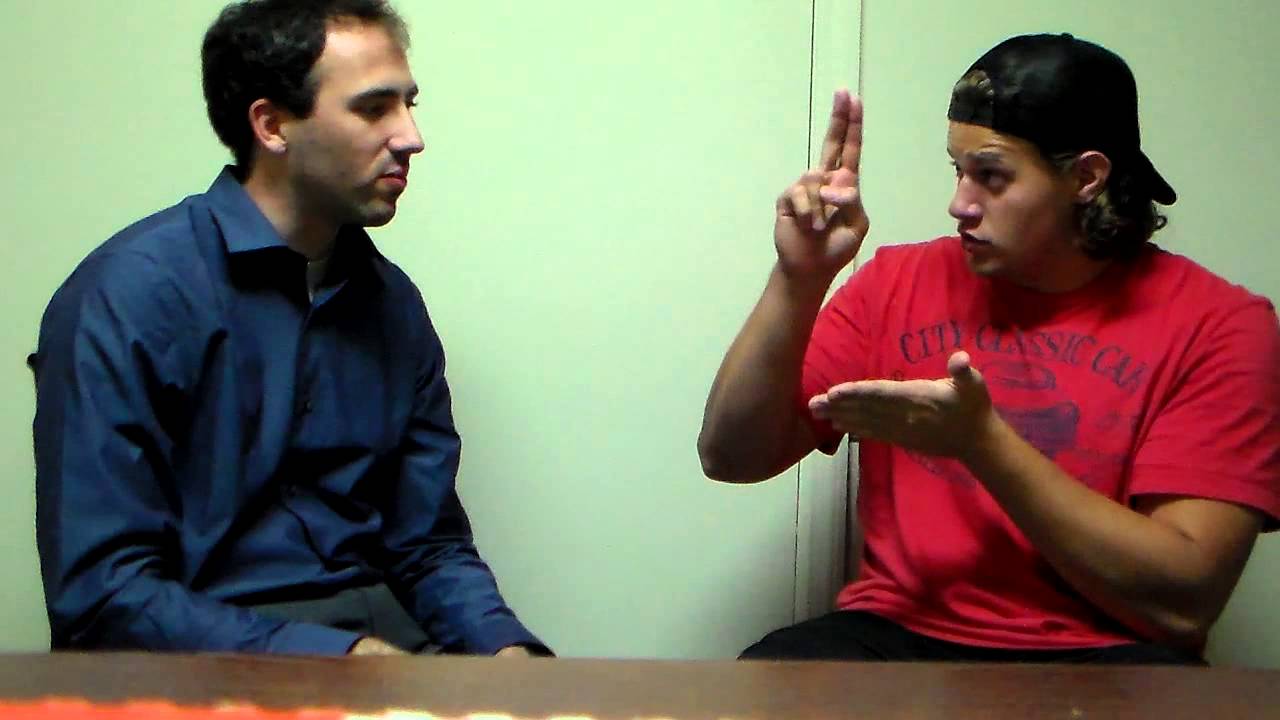Michael Nix ASL 1 Midterm Expressive - YouTube