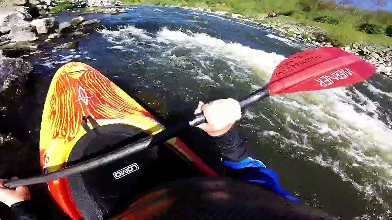 Jackfield Rapids Eddy Hopping 23rd April 2017 - YouTube